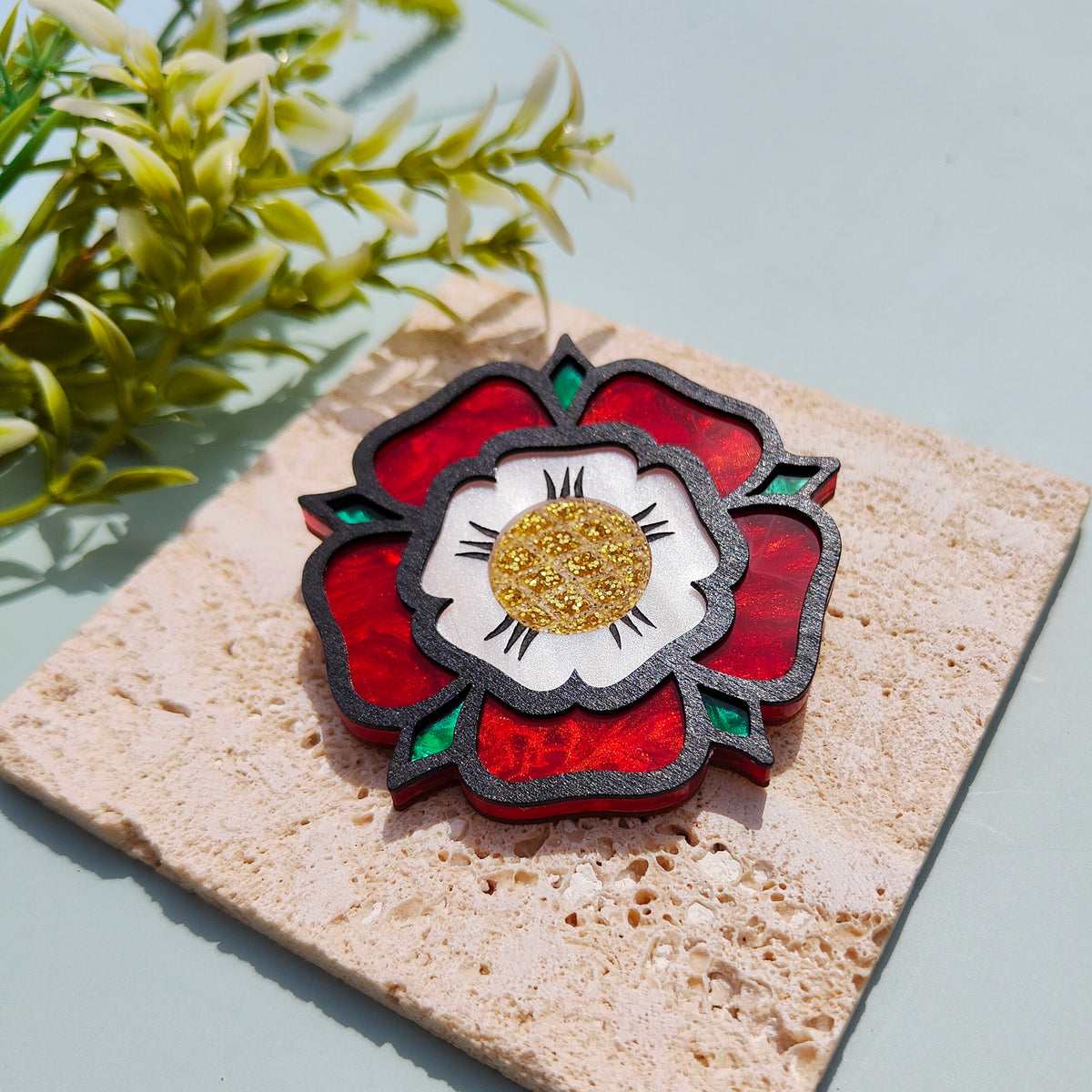 Tudor Rose brooch – Folk and Fortune