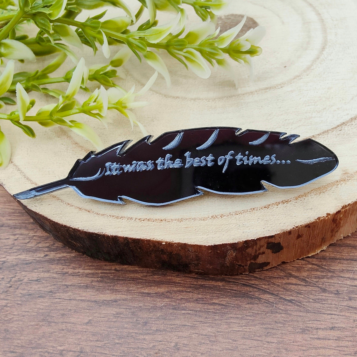 A Tale of Two Cities Dickens quill brooch – Folk and Fortune